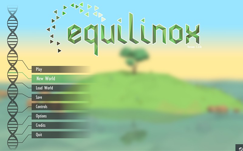 生態系サンドボックスEquilinox最序盤プレイとゲームの流れ紹介－POTEGAMES